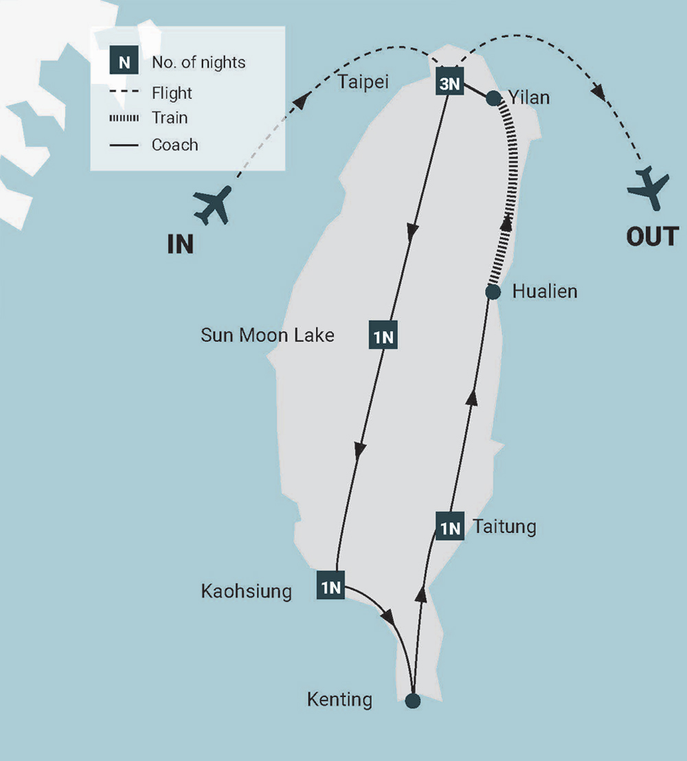 Taiwan Express | Tours to Asia, Africa, India with MW Tours